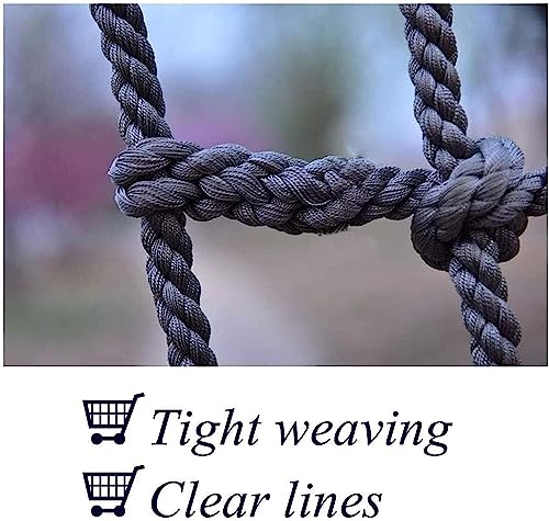 EkiDaz HXRW Rope Net Protective Safety Net Wear-Resistant Rope Climbing Net Anti Fall Net for Garden Treehouse Fence Decoration Playground Sets for Backyards (Size : 2 * 5m(6.6 * 15.15ft))