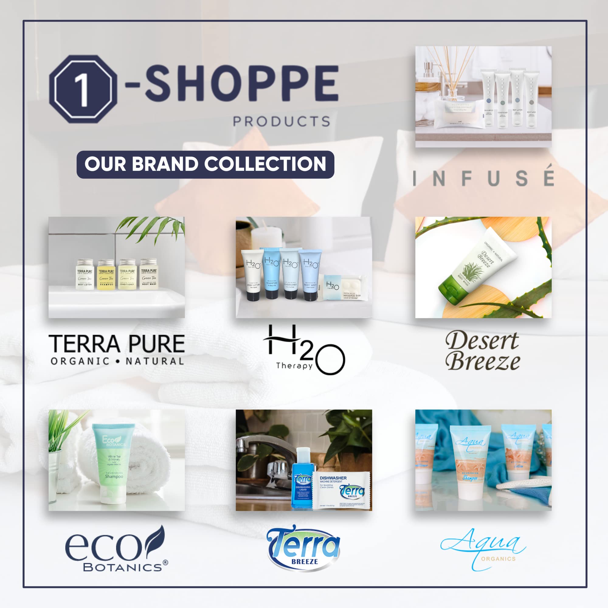 Terra Pure White Tea & Coconut Conditioner, Travel Size Hotel Amenities, 1 oz. (Case of 100)