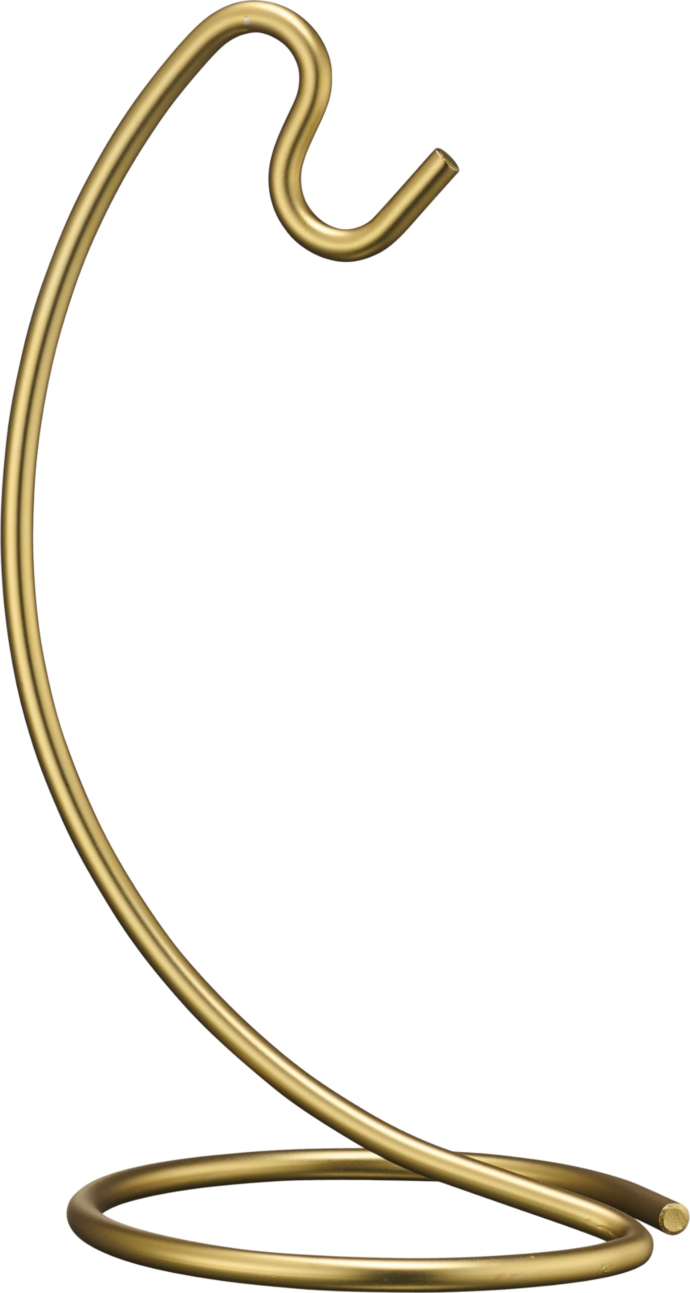 Homeries Banana Holder Modern Banana Hanger Tree Stand Hook for Kitchen Countertop, Brushed Brass Banana Stand