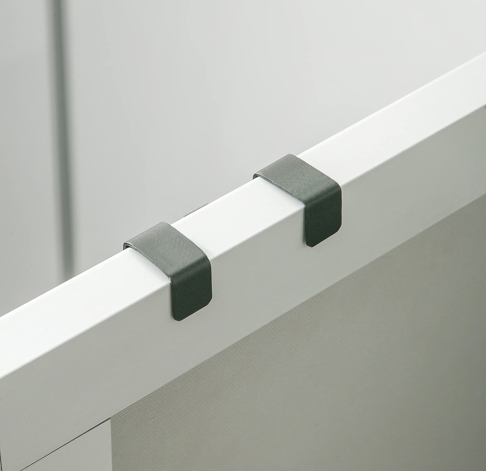 eywlwaar Over The Cabinet Door Single Hooks 5 Pack (Black)