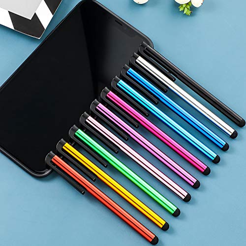 Outus 40 Pieces Stylus Pens Capacitive Slim Stylus Pens for Universal Touch Screens Devices, Compatible with iPhone, iPad, Tablet (Multicolor)