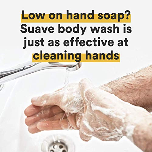 Suave Men Body Wash for Men Citrus & Sage Bodywash with Energizing, Clean Scent 15 oz