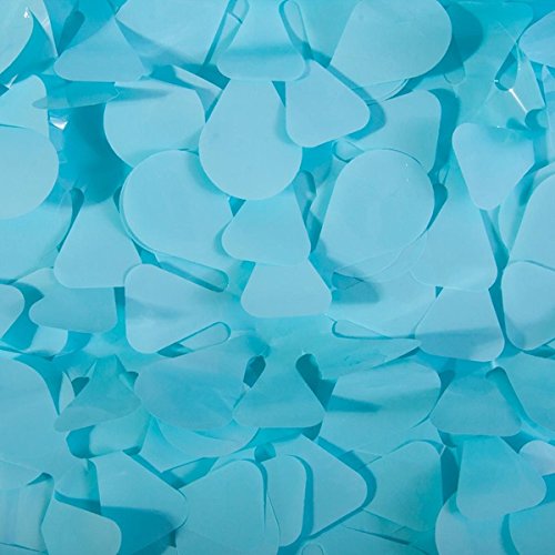Anderson's Light Blue Vinyl Floral Sheeting, 36 Inches x 10 Yards, Parade Float Decorations for Trailer, Party Decorations