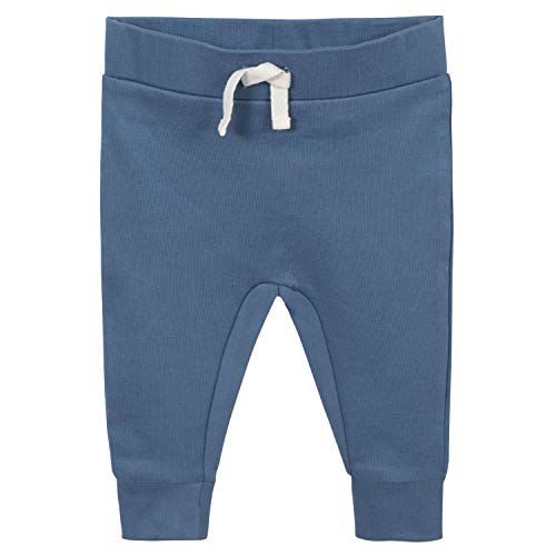 Grow by Gerber Baby Boys 2-Pack Pants, Blue/Black, 0-3 Months