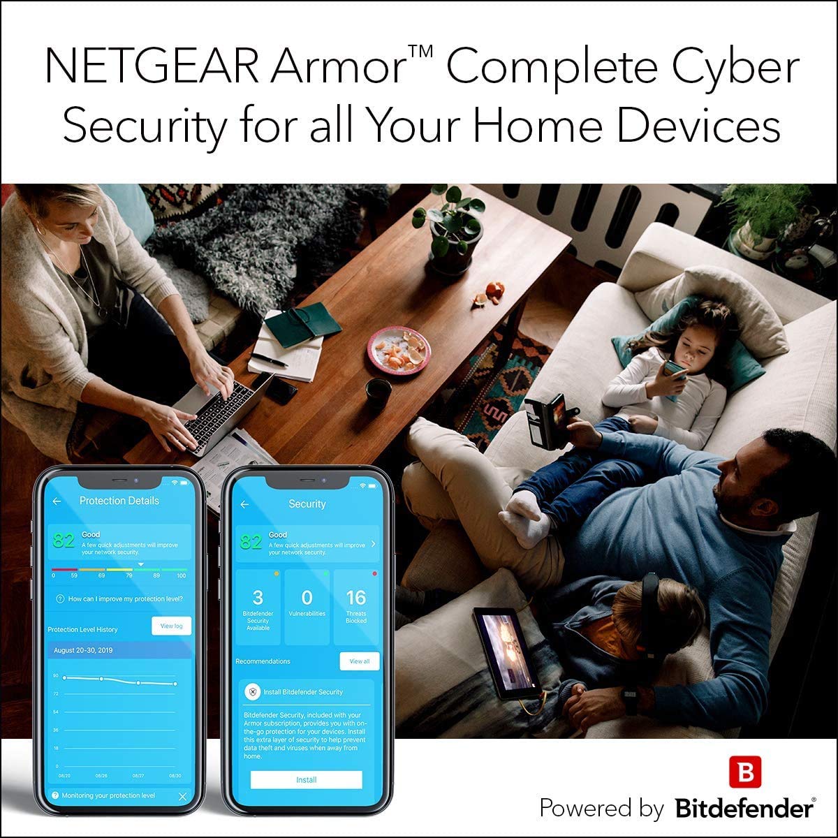 NETGEAR Orbi Router Whole Home Mesh WiFi System - Tri-band WiFi Router. Up to 2,500sqft of WiFi Coverage, AC3000 (RBR50) (Renewed)