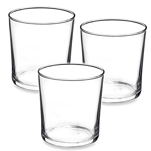 Bormioli Rocco Bodega Collection Glassware β Set Of 12 Medium 12 Ounce Drinking Glasses For Water, Beverages & Cocktails β 12oz Clear Tempered Glass Tumblers