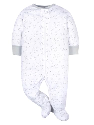 Gerber Unisex Baby 4 Pack Sleep 'N Play Footie Sheep 3-6 Months