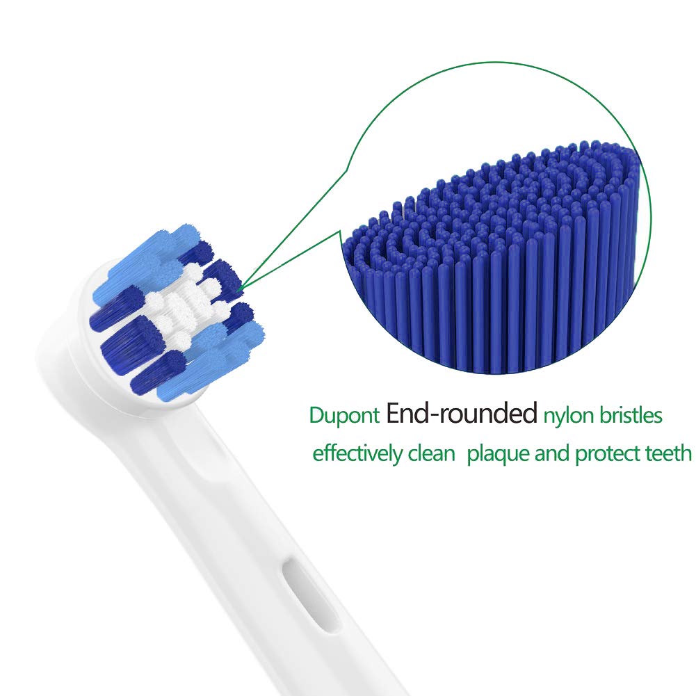 VINFANY 8PCS Refills Toothbrush Heads for Oral-B Electric Toothbrush, Deep Cleaning to Remove Stains