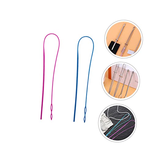 EXCEART 1 Set String Drawstring Sewing Tools Wire Guide DIY Knitting Tools Threader Auxiliary Threading Tool Thread Inserting Tool Set Belt Threader Embroidered Drawstring Thread