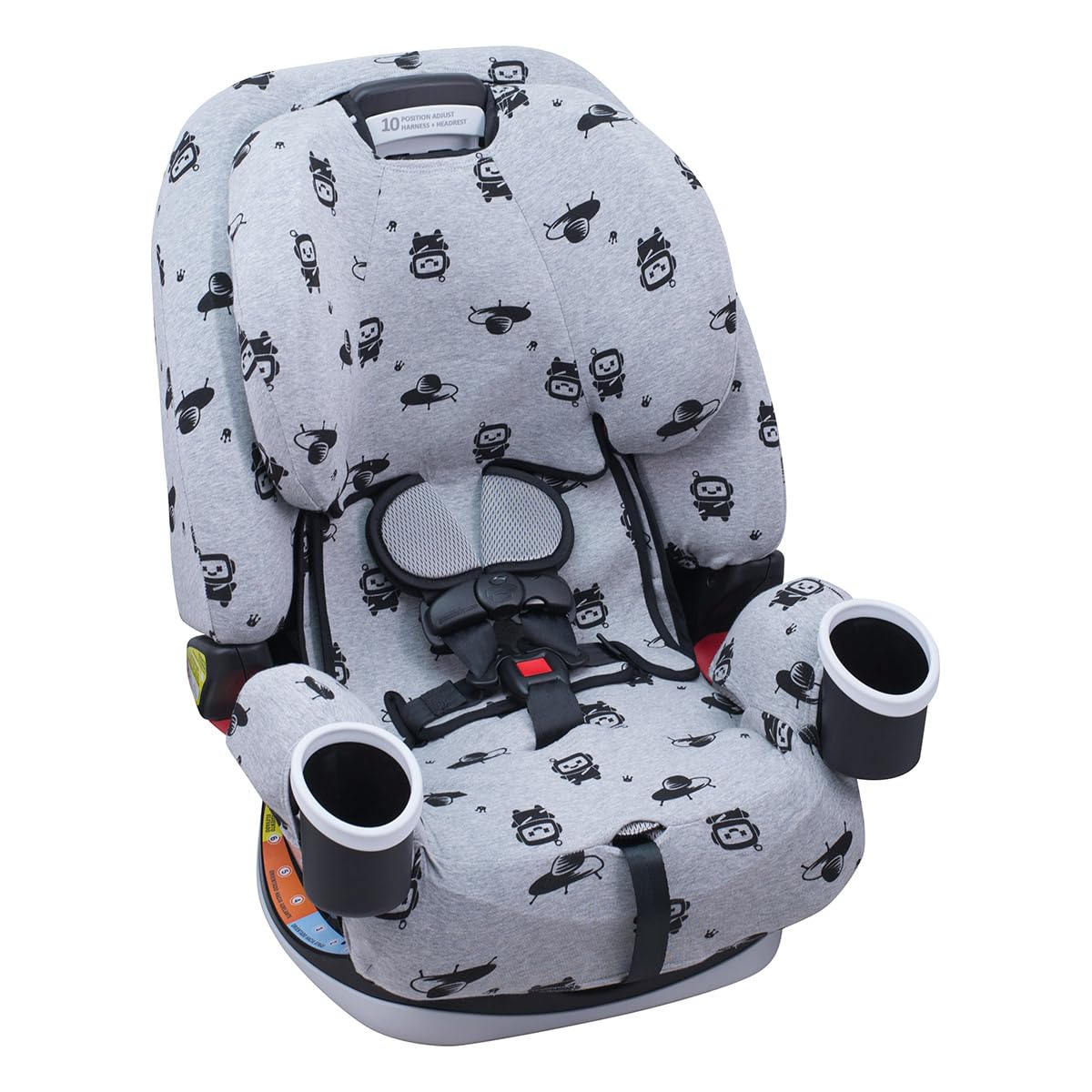 JYOKO Kids Cotton Cover Liner for car seat Compatible with Graco 4Ever DLX 4-in-1 (Cover, Robot Space)