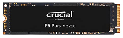 Crucial P5 Plus 2TB PCIe Gen4 3D NAND NVMe M.2 Gaming SSD, up to 6600MB/s - CT2000P5PSSD8, Solid State Drive