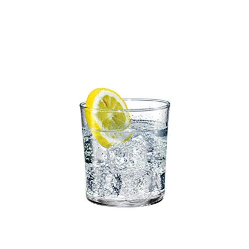 Bormioli Rocco Bodega Collection Glassware β Set Of 12 Medium 12 Ounce Drinking Glasses For Water, Beverages & Cocktails β 12oz Clear Tempered Glass Tumblers