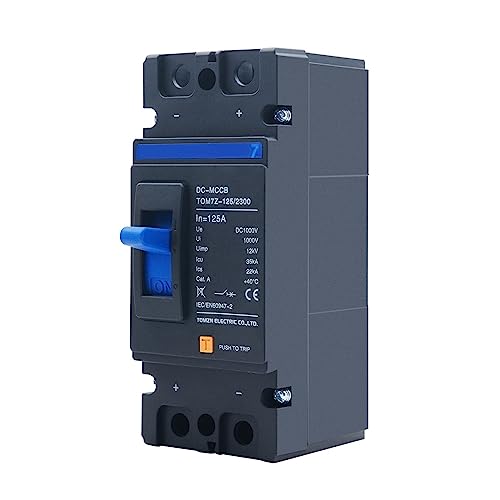 2P DC 1000V DC Solar Molded Case Circuit Breaker MCCB Overload Protection Switch Protector for Solar Photovoltaic PV (Size : 150A)