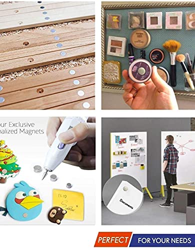 FINDMAG 100 Pcs Refrigerator Magnets, Magnets for Whiteboard, Rare Earth Magnets, Small Neodynium Magnets, Mini Magnets for Fridge, Office, Crafts, DIY