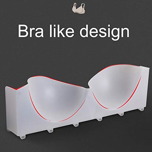 NewMoo 6Pcs / Set Underwear Boxes Stable Stackable Bra Clothes Storage Rack Cupboard Drawer Divider Finishing Combination Bra Organizer