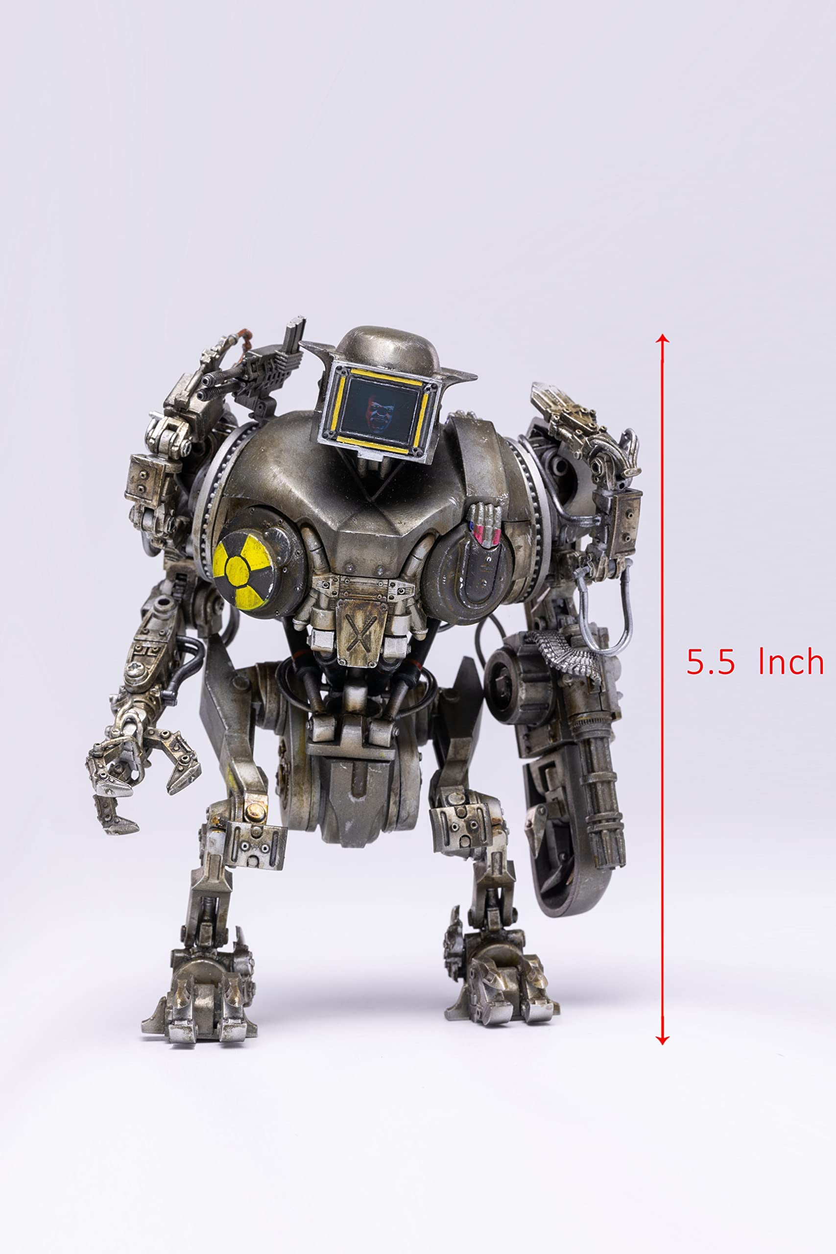 Hiya Toys Robocop 2: Battle Damaged RoboCain 1:18 Scale Action Figure Multicolor EMR0093