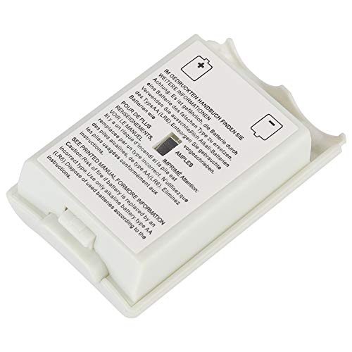 Battery Cover, Anti-abrasion Easy to Install Shell Case Cover Kit 5 PCS for Game Controller(white)