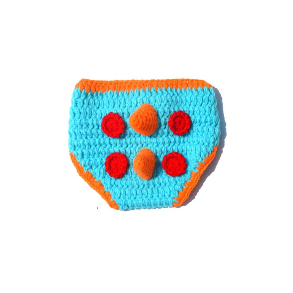 Lppgrace Newborn Baby Boy Photography Props Crocheted Dinosaur Outfit Handmade Photo Prop