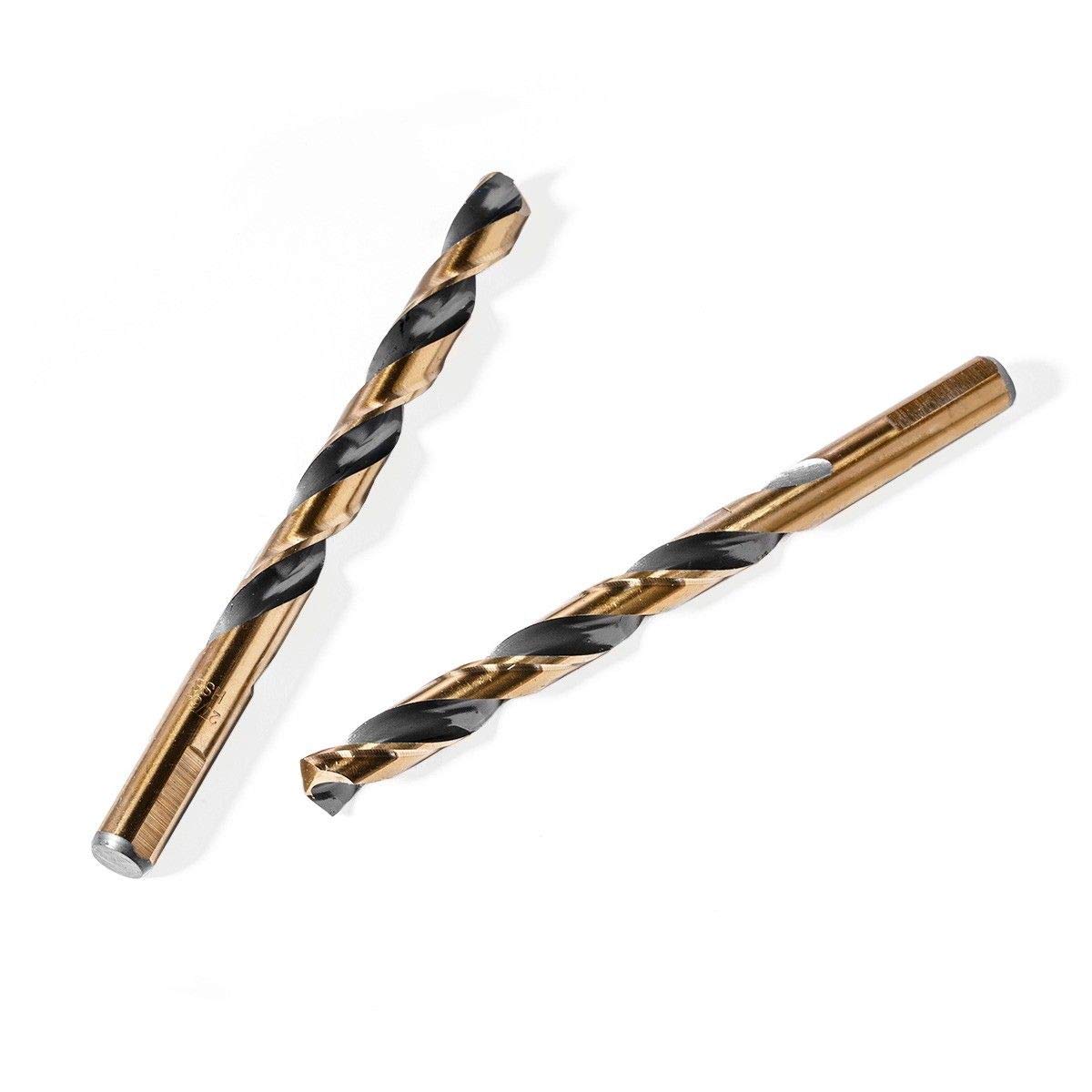 XtremepowerUS 115PC M35 Twist Jobber High-Speed Steel Cobalt Drill Set w/Indexed Storage Case