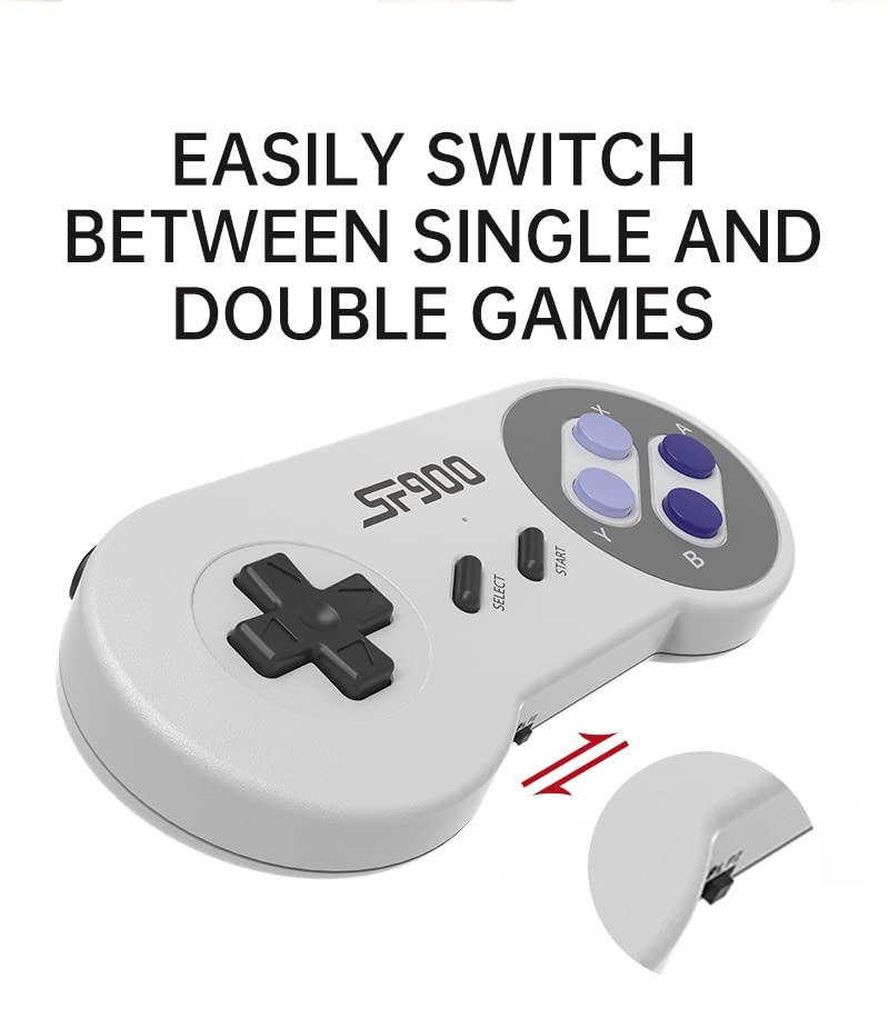 AKARSOLY Retro Game Console,4K HDMI Video Game System Built in 5000 Classic Games,Dual Game Controllers Wireless and Plug and Play Video Game Console.