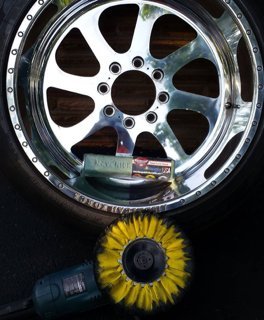 Complete Aluminum Polishing and Sanding Kit for Wheels, Bumpers, Tanks and Any Other Aluminum Or Stainless Surface, 12 Piece Product Bundle
