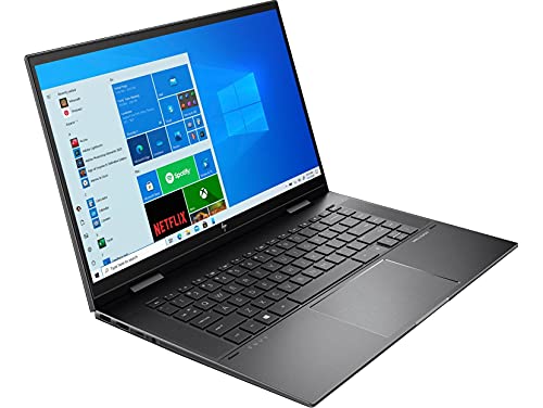 HP ENVY x360 15 Home & Entertainment 2-in-1 Nightfall Black Laptop (AMD Ryzen 7 5700U 8-Core, 32GB RAM, 1TB PCIe SSD, 15.6" Touch Full HD (1920x1080), AMD Radeon, Active Pen,Win 10 Pro) with USB Hub