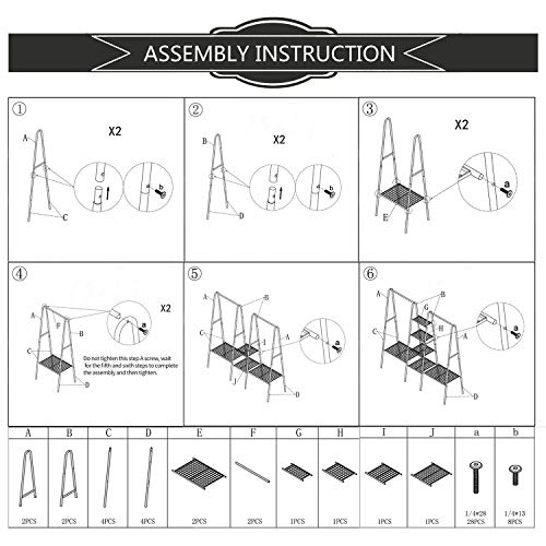 Albearing Metal Garment Rack Clothes Rack with Top Rod and Lower Storage Shelf Clothes Rack (White)