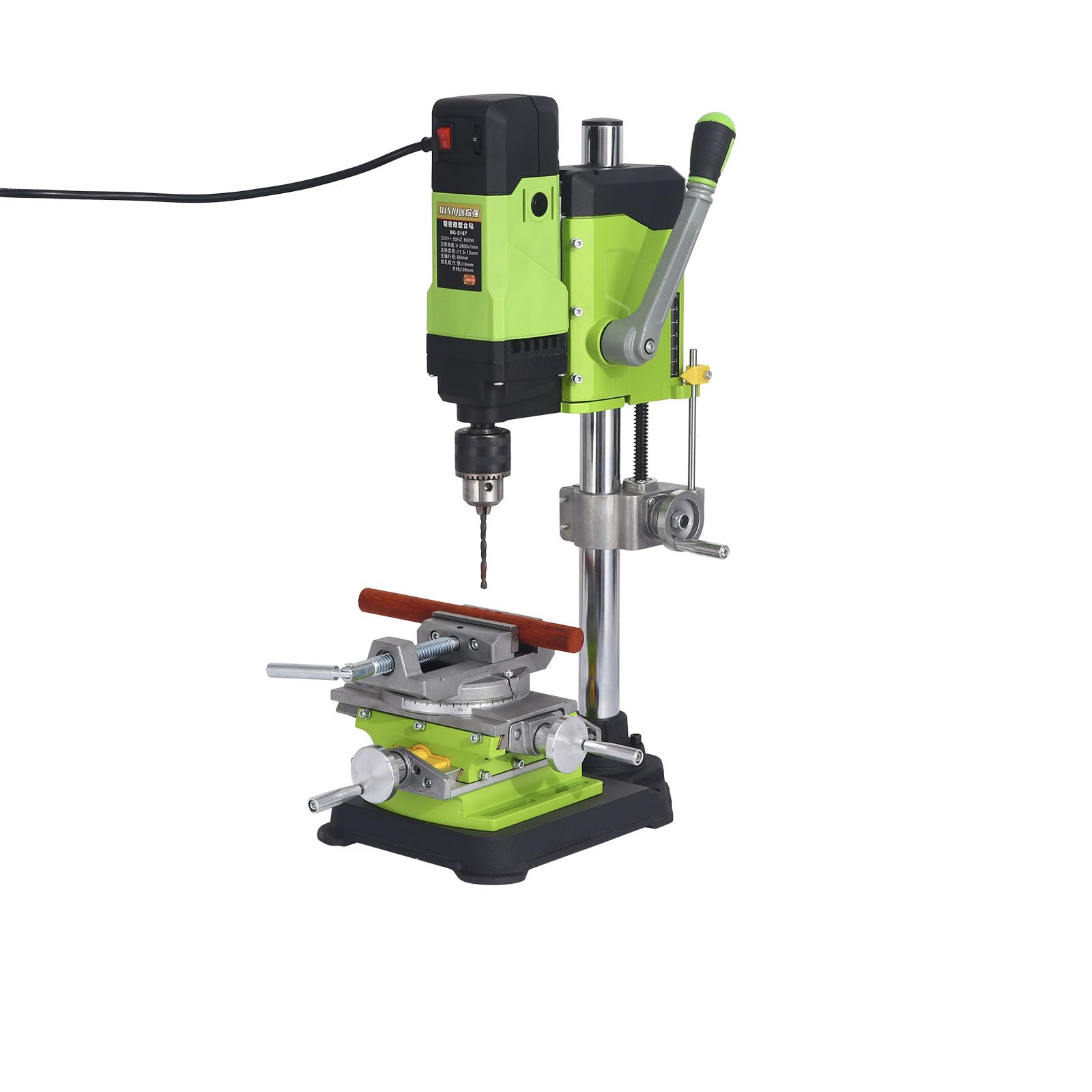 BHTOP Cross Slide Drill Vise 2 Way X-Y Compound Vise, Multifunction Worktable Milling Working Table Milling Machine, Cross Slide Mill Drill Press Milling Vise