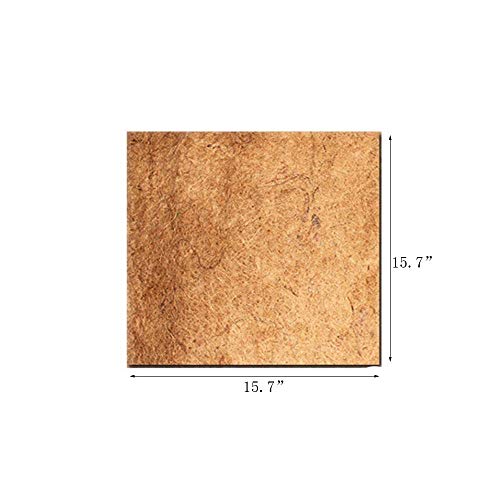 Hamiledyi 2Pcs Reptile Carpet Natural Coconut Fiber Carpet Mat for Pet Terrarium Liner Reptile Supplies for Lizard Snake Chamelon Turtle Bedding Bunny Rabbit Mat