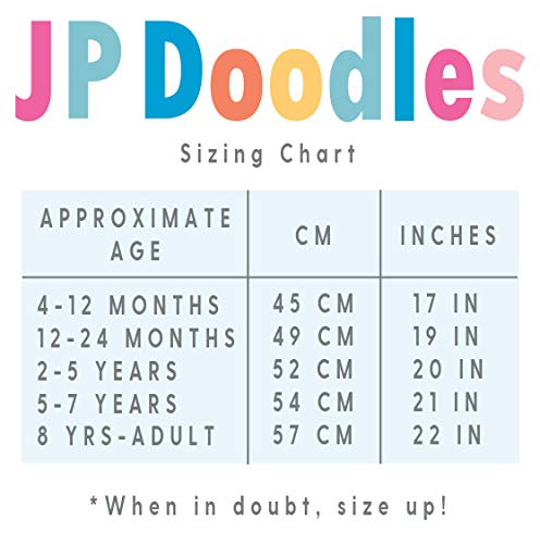 JP DOoDLES Heart Hat Kids Trucker Hat. Baseball Mesh Back Cap fits Baby, Toddler and Youth (Light Pink, Mini 12-24 MOS)