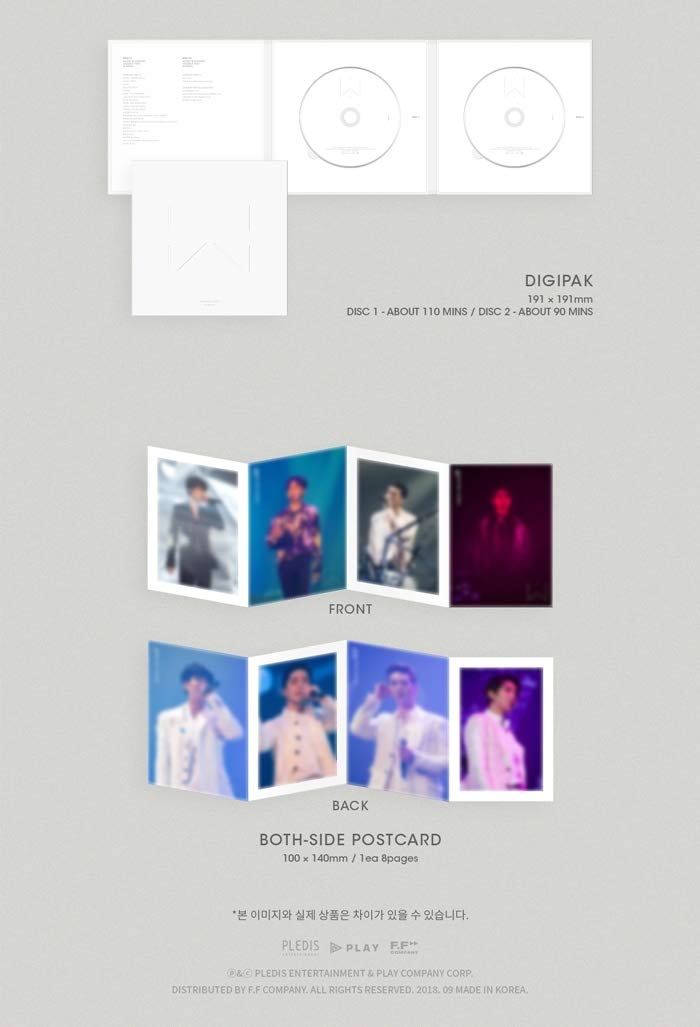 NUEST W - NU’EST W CONCERT DOUBLE YOU IN SEOUL DVD 2Discs+Photobook+Postcard