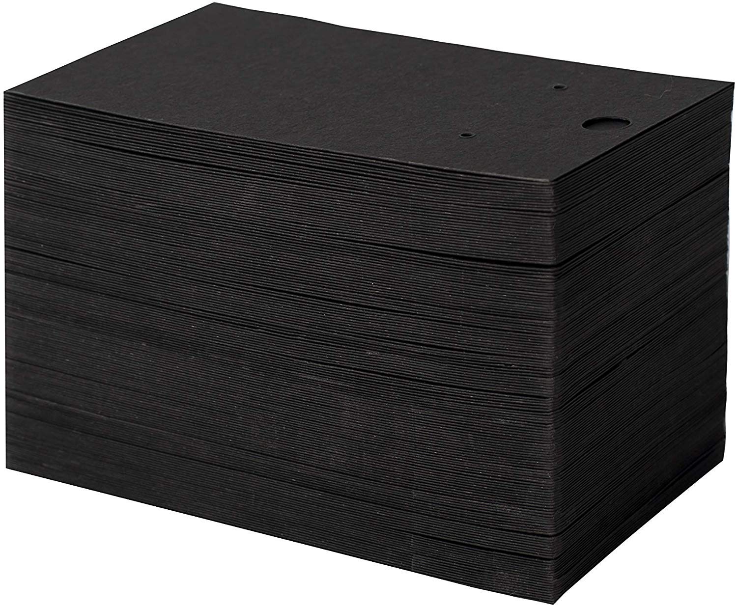 250 Pack Earring Cards - Earring Card Holder - Custom Earring Cards for Earring Display - Hanging Earrings - Bulk Earring Cards - 2 x 3.5 Inches - Black (Pack of 250)