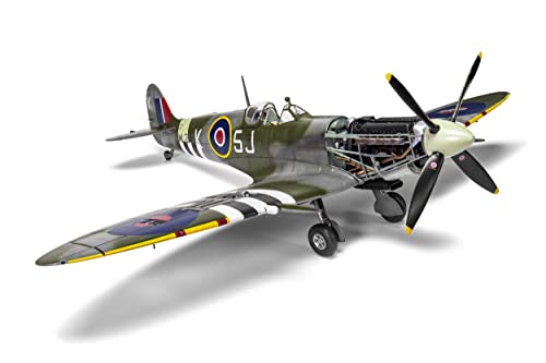 Airfix Supermarine Spitfire MK IXc 1:24 WWII Military Aviation Plastic Model Kit A17001