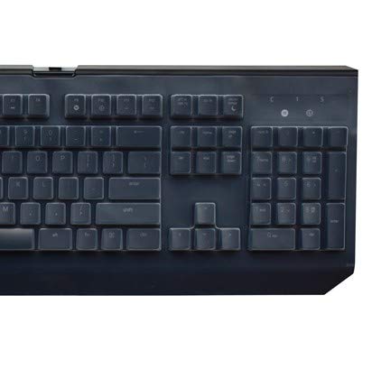 Transparent Clear Silicone Keyboard Cover protectors for Razer BlackWidow Chroma V2 RGB Mechanical Gaming Keyboard