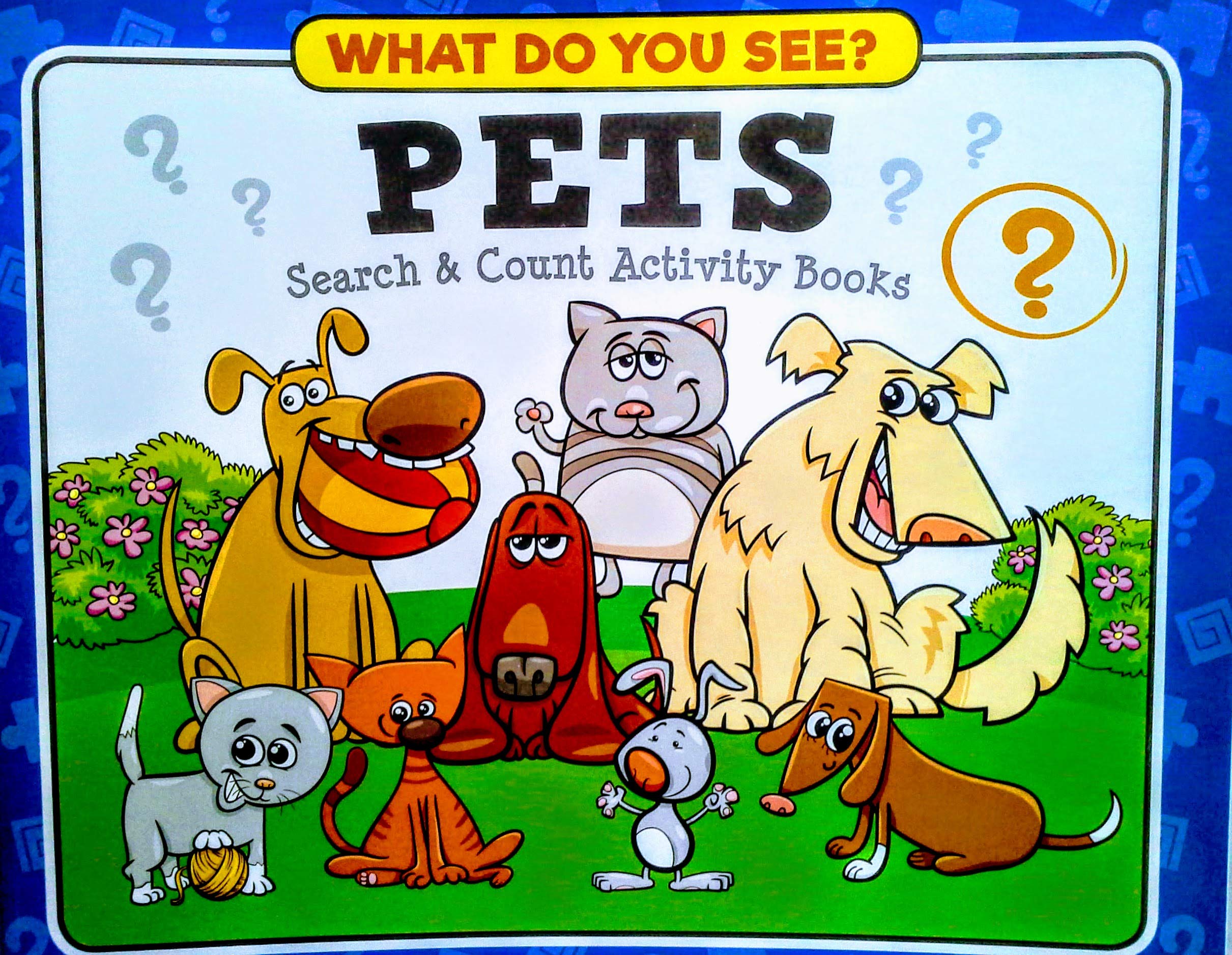 What Do You See? Wild Animals Search & Count Activity Paperback Book