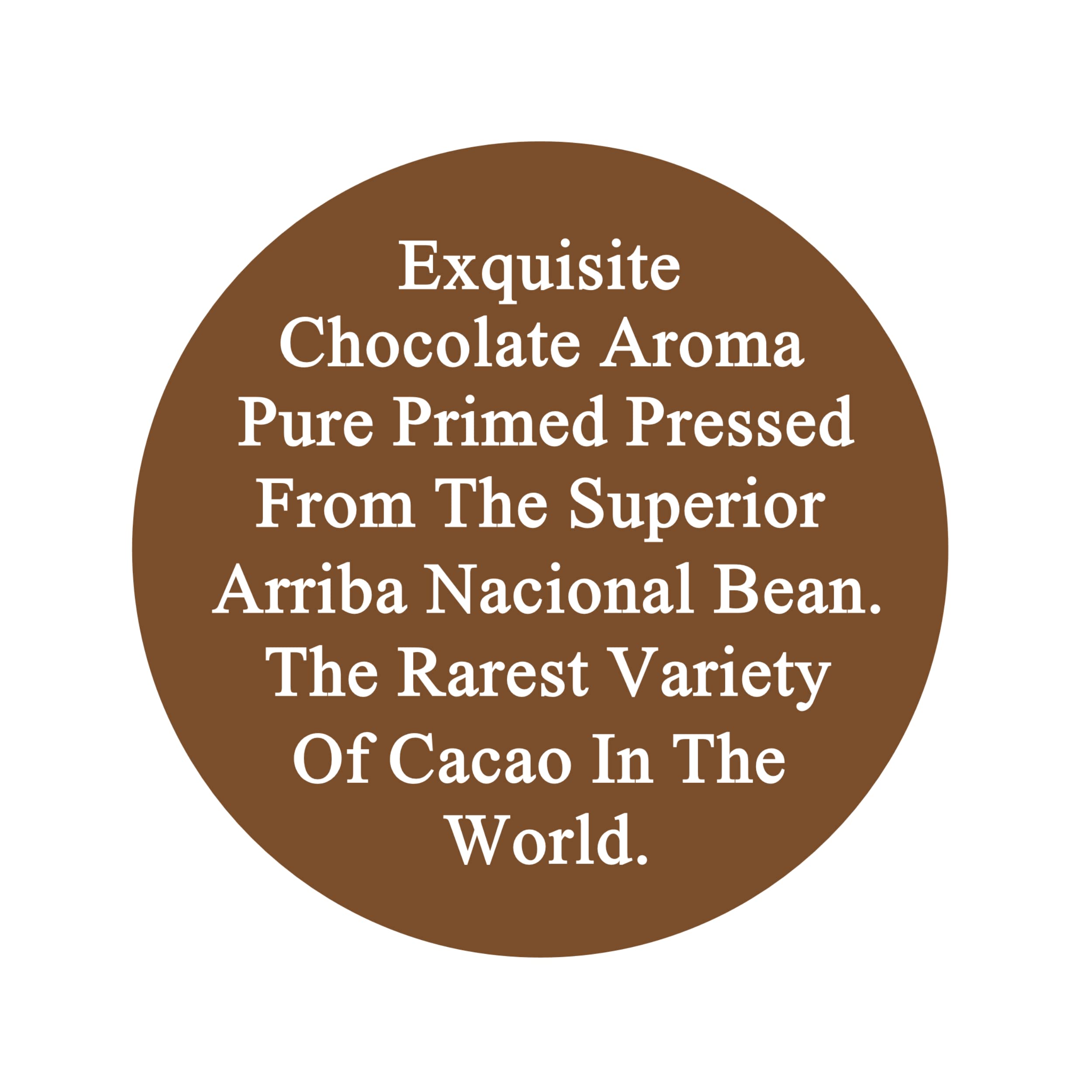 Raw Cocoa Butter 14.5 oz. 100% Pure Natural Unrefined FOOD GRADE Arriba Nacional Cacao Bean, Great For Chocolate Making, Soap, Lip Balm and Moisturizer For DIY Body Butters