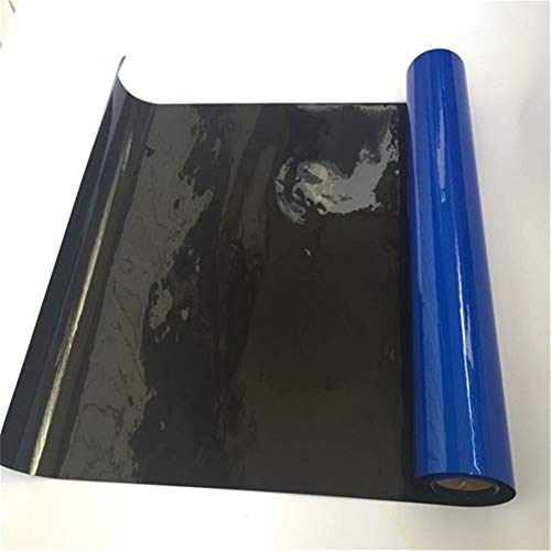 donau Blue/Black Aquarium Background Poster 2 Sides Glossy Fish Tank Decorative Backdrop Wall Paper Décor 12" 16" 20" 24" High (20" H x 48" L)