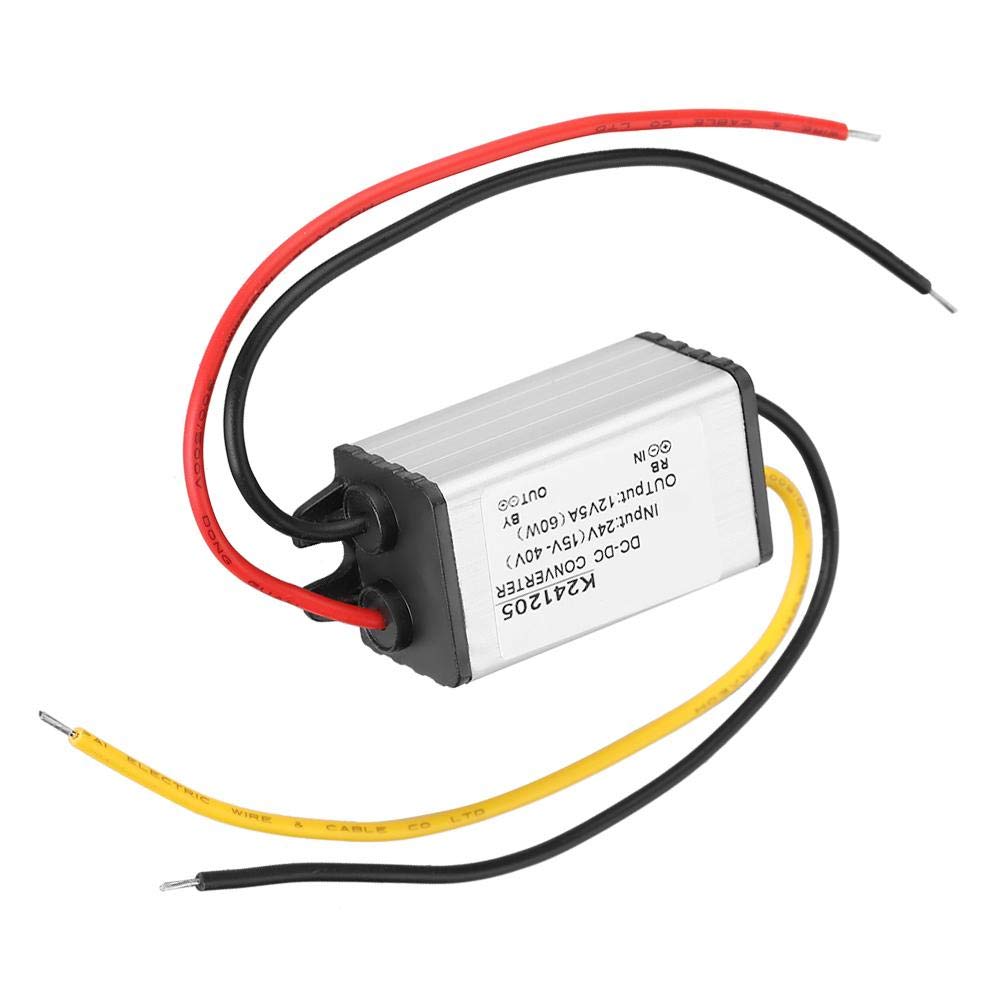 Maxmartt Buck Converter Voltage Regulator, 24V to 12V High Efficiency Step Down Power Supply 5A DC Buck Converter Step-Down Volt Module for Robots, LED Lights, Photovoltaic Panels etc