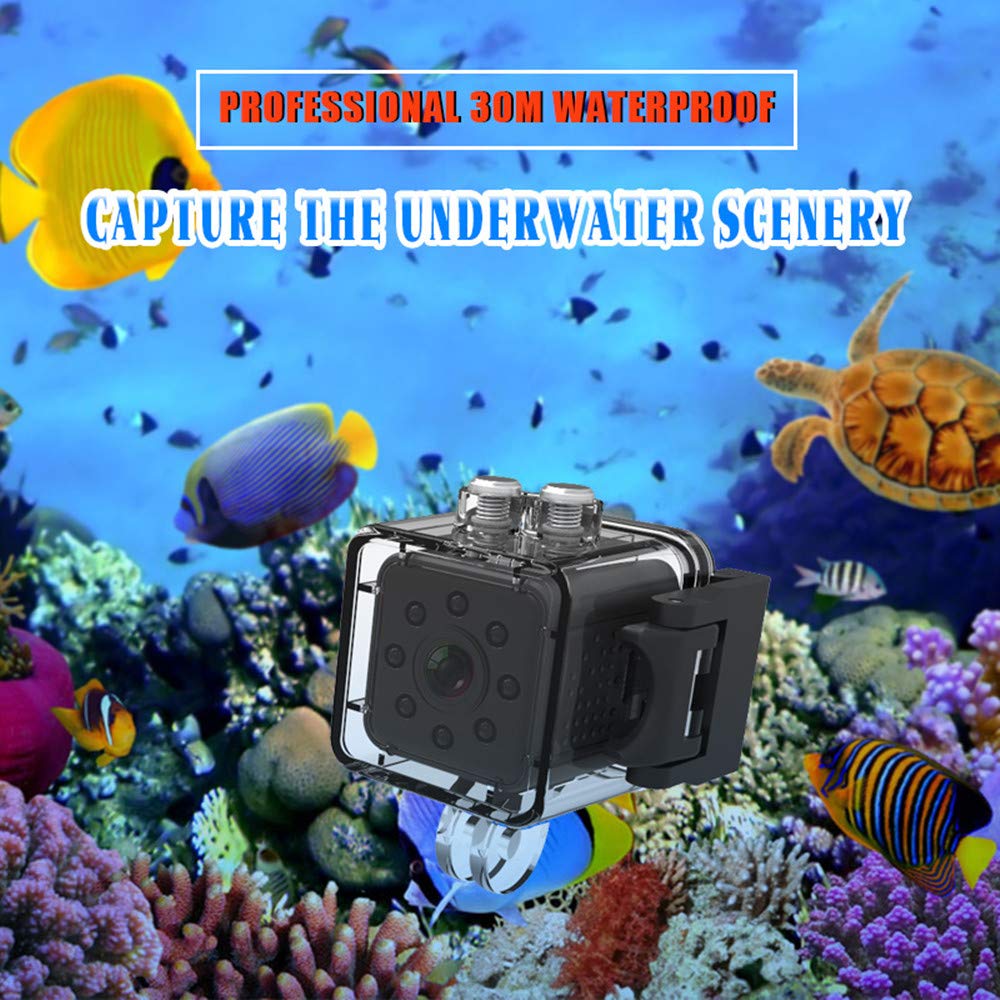 UNIKAMI Mini Camera SQ23 HD Small 1080P Wide Angle Camera cam Waterproof Mini Camcorder sq13 DVR Video Sport Micro Camcorders Upgraded Version of SQ11, SQ12, SQ13 (Black)
