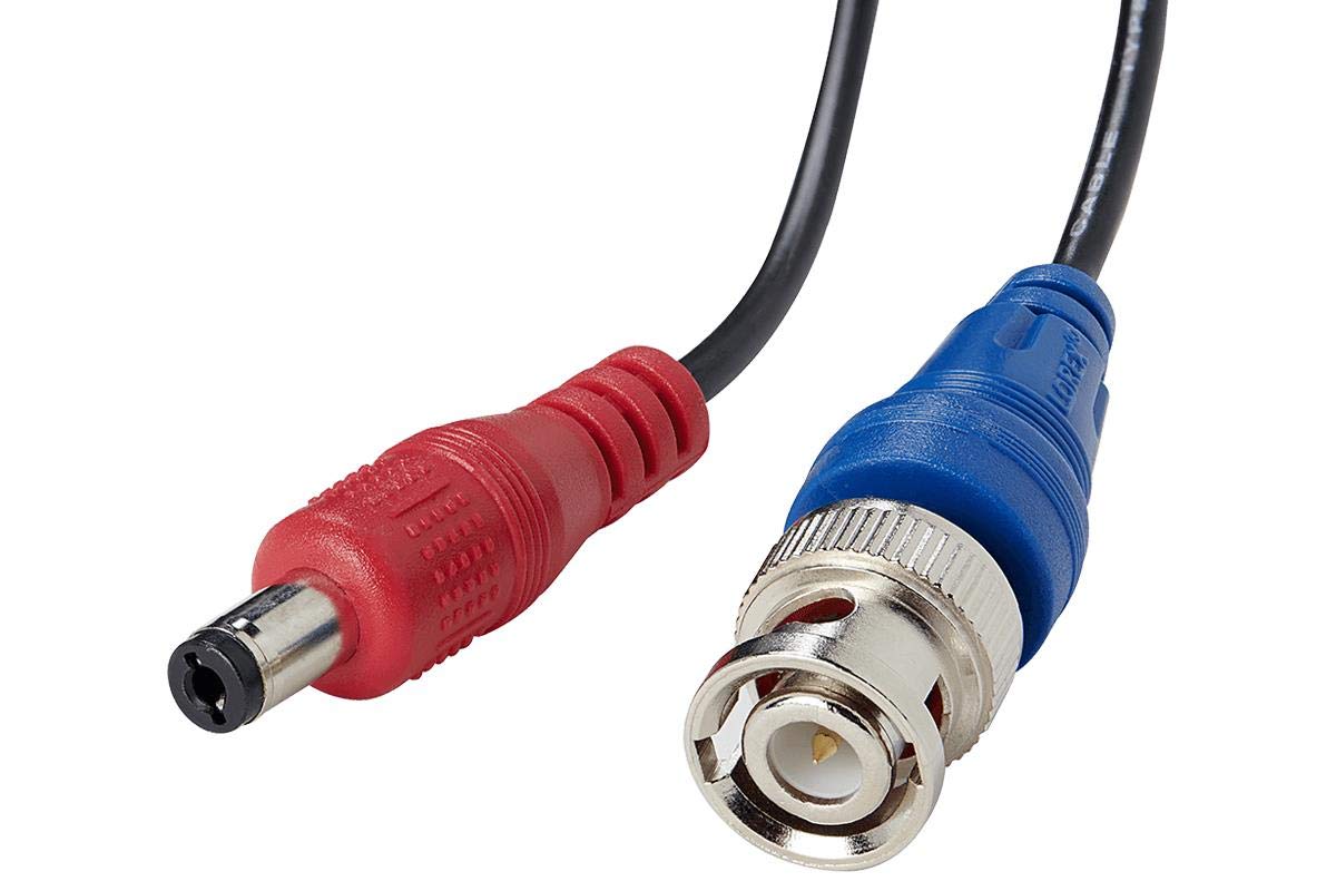 Lorex CB60UB4K 60ft (18m) Premium 4K BNC RG59/Power Siamese Accessory Cable, Supports 4K Analog Cameras