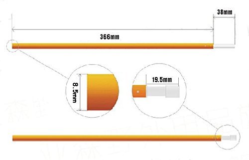 2pcs Aluminum Alloy Tent Pole Support Replacement Accessory for Camping Hiking, 142 inch/pc (1)