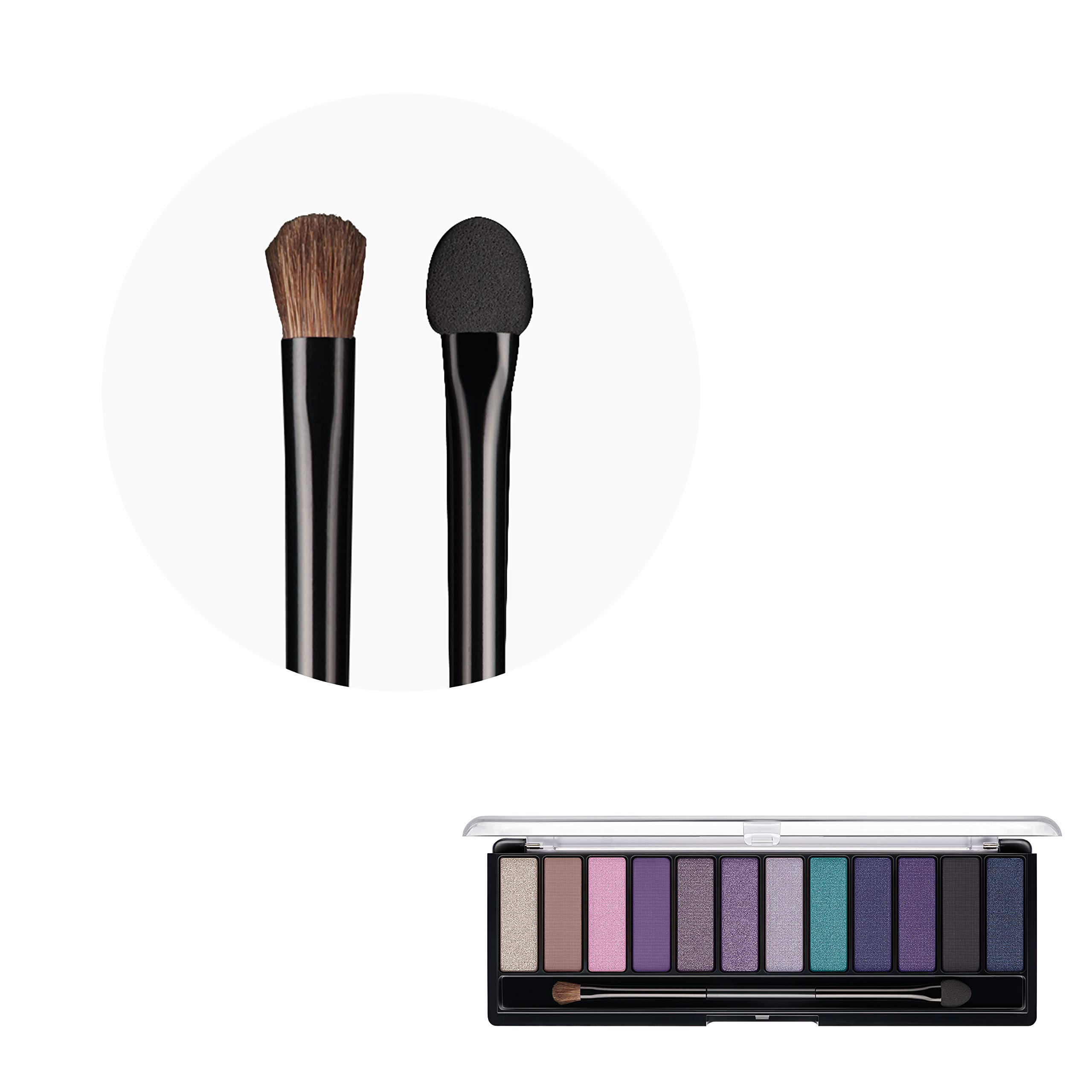 Rimmel London Magnif'Eyes Eyeshadow Palette, 12 Shades, Blendable Formula, Versatile, 008, Electric Violet, 0.5oz