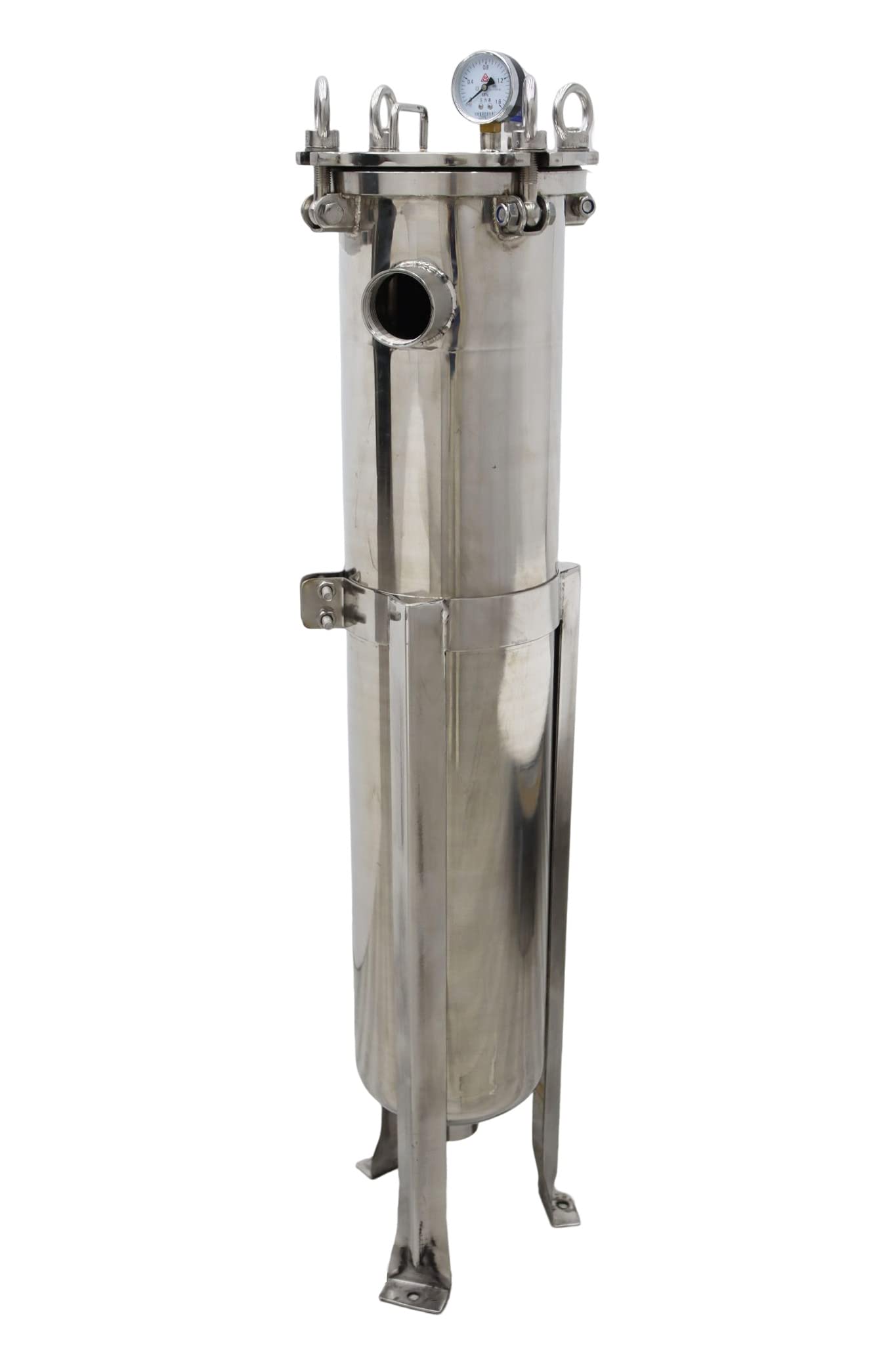 INTBUYING #2 Bag Filter Housing 304 Stainless Steel Bag Filter Housing 2inch NPT 50T/H Bag Water Filter Purification Equitment