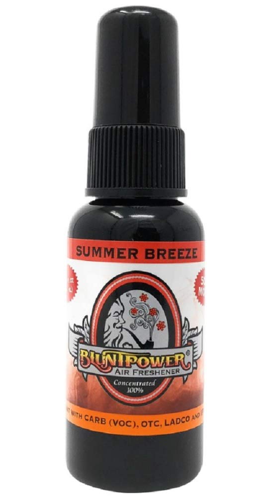 BluntPower 1 Ounce Bottle Oil Based Concentrated Air Freshener and Oil for Burner, Summer Breeze