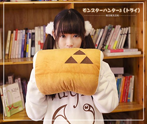 damdos Christmas Pillow Gifts Monster Hunter Roast Meat Plush Pillow Happy New Gift Throw Pillow