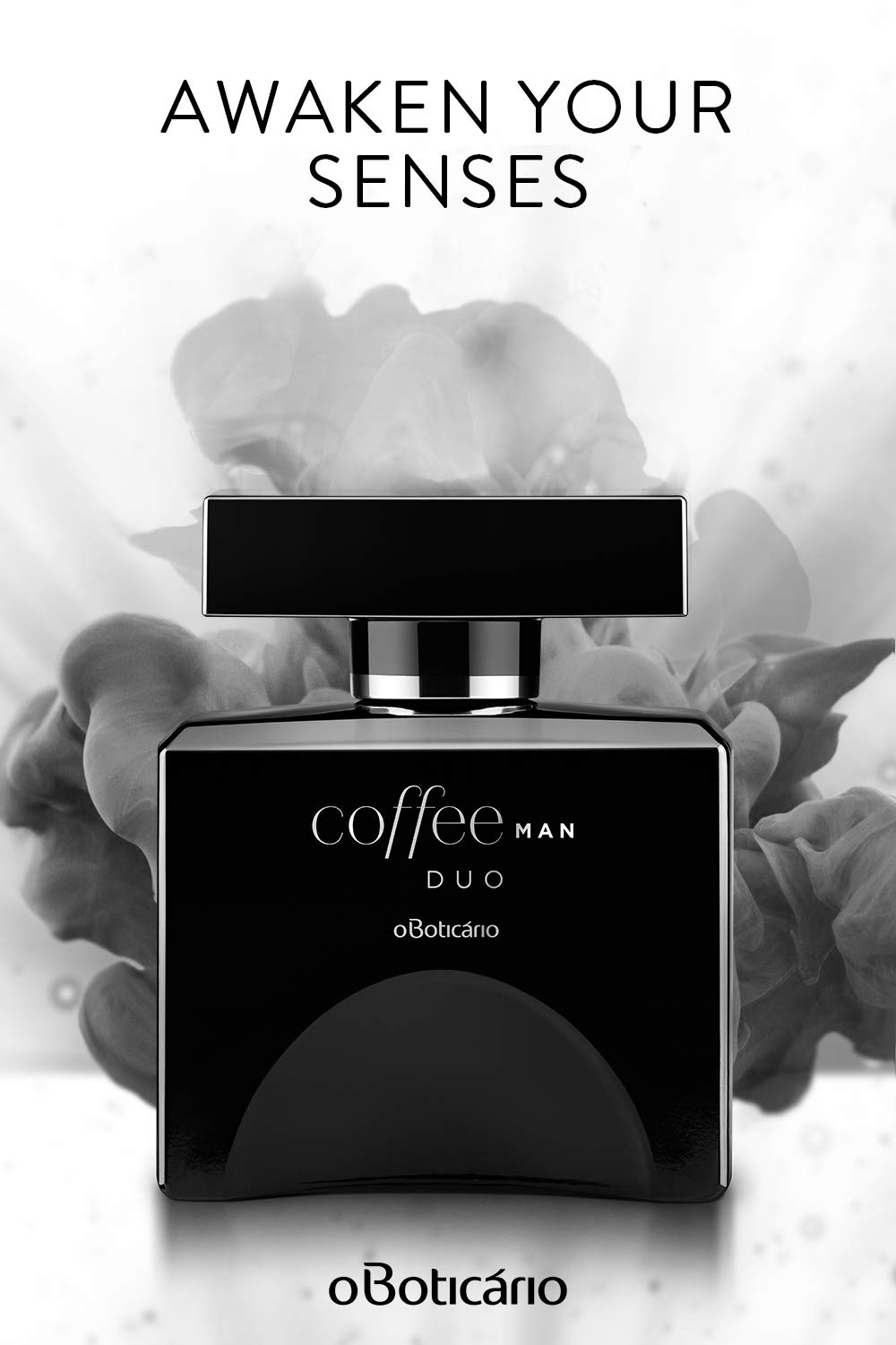 O BOTICARIO Coffee Duo Man Eau de Toilette, Long Lasting Fragrance Cologne for Men, Fresh Spice Scent, 3.4 Ounce