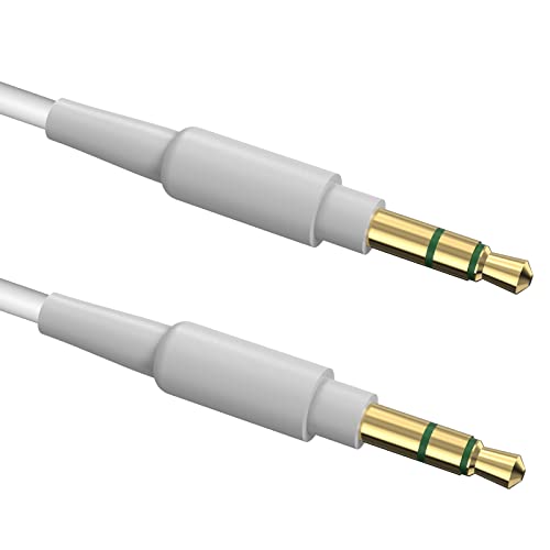GEEKRIA Audio Cable Compatible with Skullcandy Hesh Evo, Hesh2, Hesh3, Grind, Venue, Crusher, Crusher Wireless, Crusher EVO Cable, 3.5mm Aux Replacement Stereo Cord (4 ft/1.2 m)