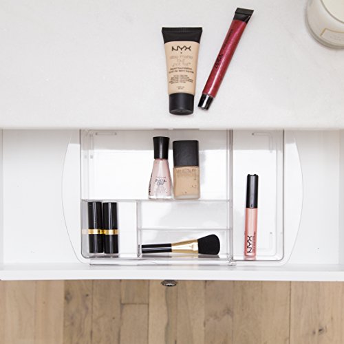 BINO Multi-Purpose Plastic Drawer Organizer, 7 Section Expandable