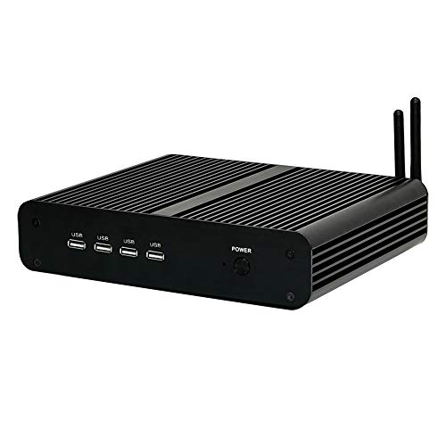 HUNSN 4K Fanless Mini PC, Desktop Computer, Server, Intel I7 8550U / 8565U / 8559U / 8569U / 8650U, Windows 11 pro or Linux Ubuntu, BM14, DP, HDMI, LAN, 32G RAM DDR4, 256G SSD