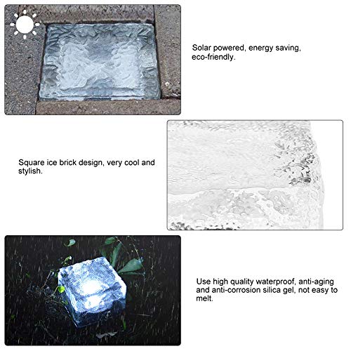 Aqur2020 LED Buried Lamp, Garden Blue Light Buried Lamp, Fashionable for Park Landscape Courtyard Home